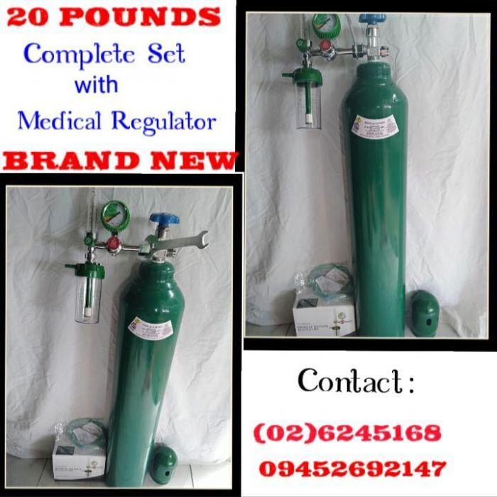 Brand New 20LBS with Regulator Portable Medical Oxygen Tank, Health ...
