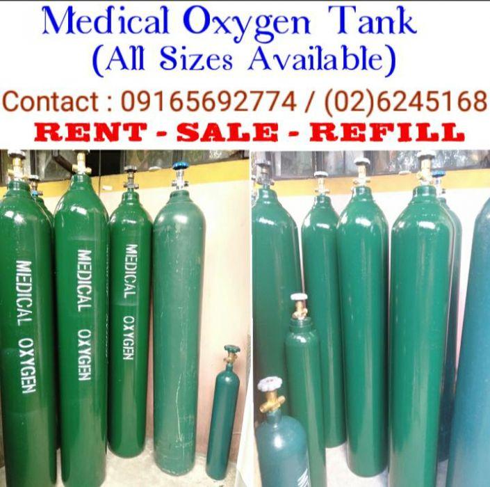 50Pounds Medical Oxygen Tank BIG SIZE, Health & Nutrition, Medical ...