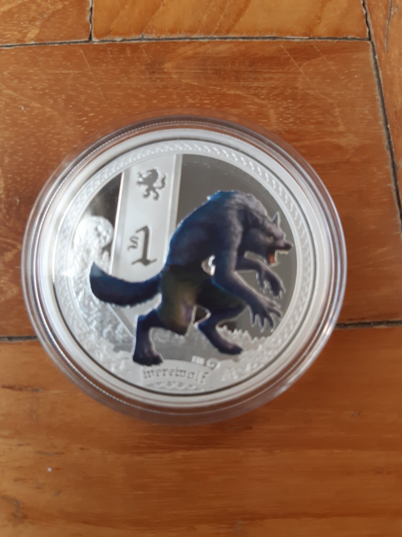 1 OZ Silver Coin (Mythical werewolf) Limited Edition, Hobbies & Toys ...