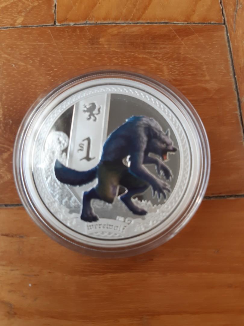 1 OZ Silver Coin (Mythical werewolf) Limited Edition, Hobbies & Toys ...