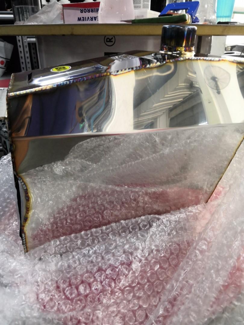 Aerox 8.2L Titanium Tank Upgrade, Motorcycles, Motorcycle Accessories ...