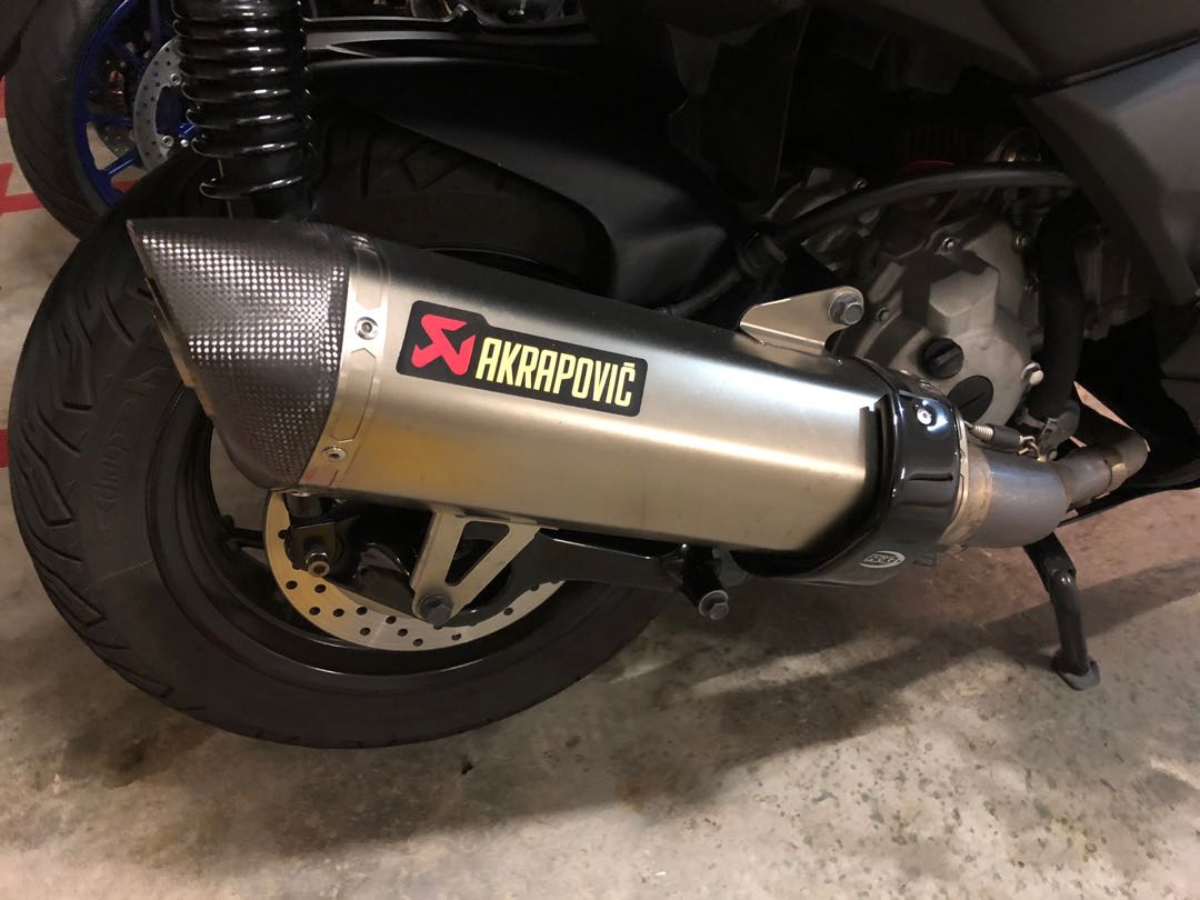 Akrapovic Exhaust for Xmax, Motorcycles, Motorcycle Accessories on ...