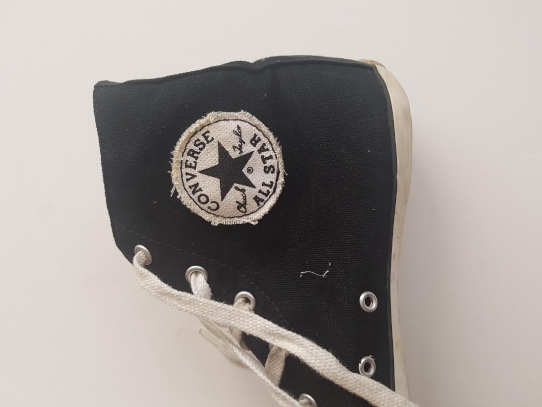 Authentic Converse All Star Black high cut thin sole, Women's Fashion ...