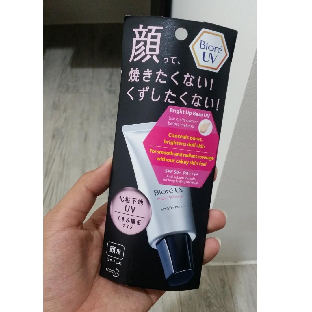 Biore Bright Up Base UV, Beauty & Personal Care, Face, Face Care on ...