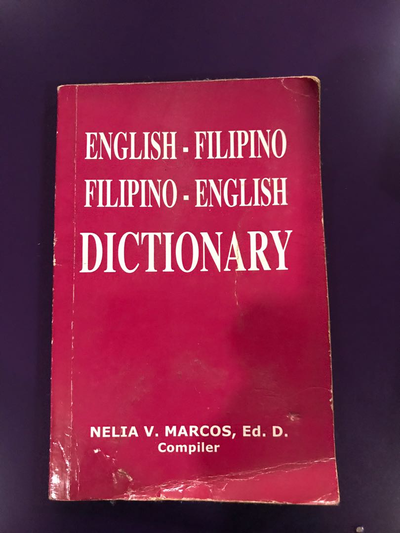 English Filipino Dictionary by Nelia Marcos, Hobbies & Toys, Books ...