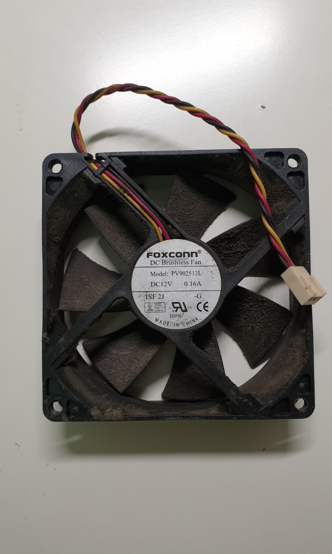 CPU Brushless Fan Foxconn DC 12v 0.16A, Computers & Tech, Parts ...