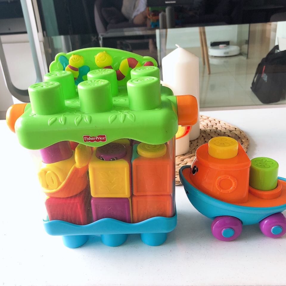 Fisher price stacking block, Babies & Kids, Infant Playtime on Carousell