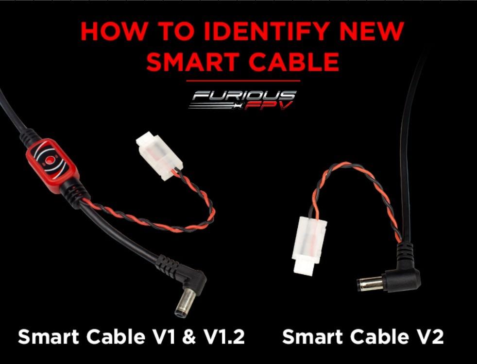 FuriousFPV Smart Cable V2 Wire 125cm Support 3-6S LiPo Battery, Mobile ...