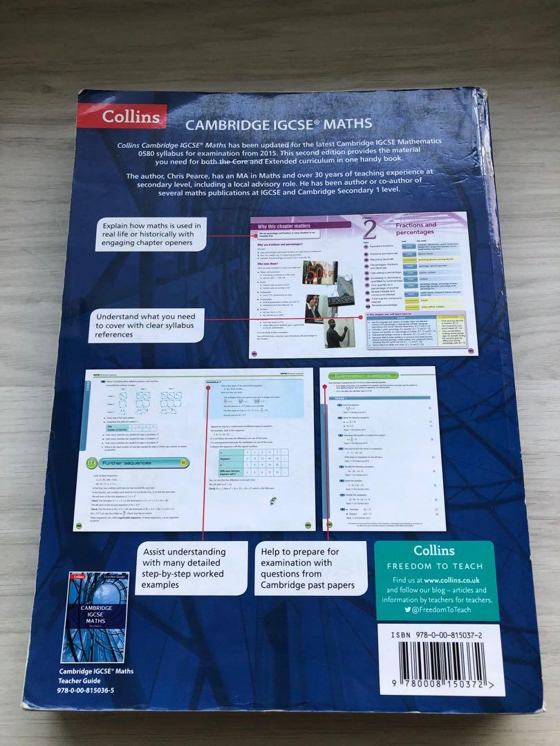 IGCSE Maths Textbook, Hobbies & Toys, Books & Magazines, Textbooks on ...