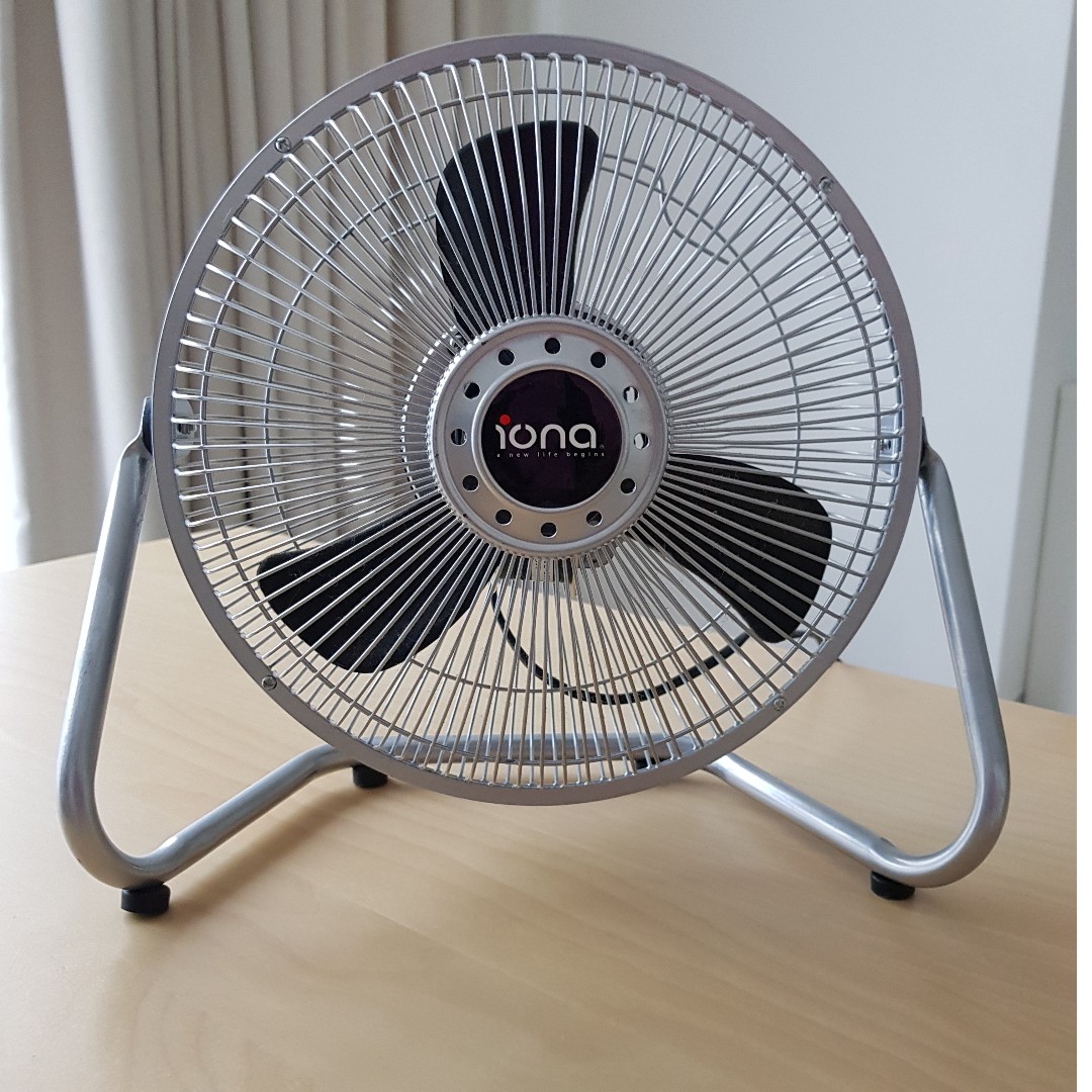 IONA TYPHOON M2 9" portable floor fan, Furniture & Home Living ...