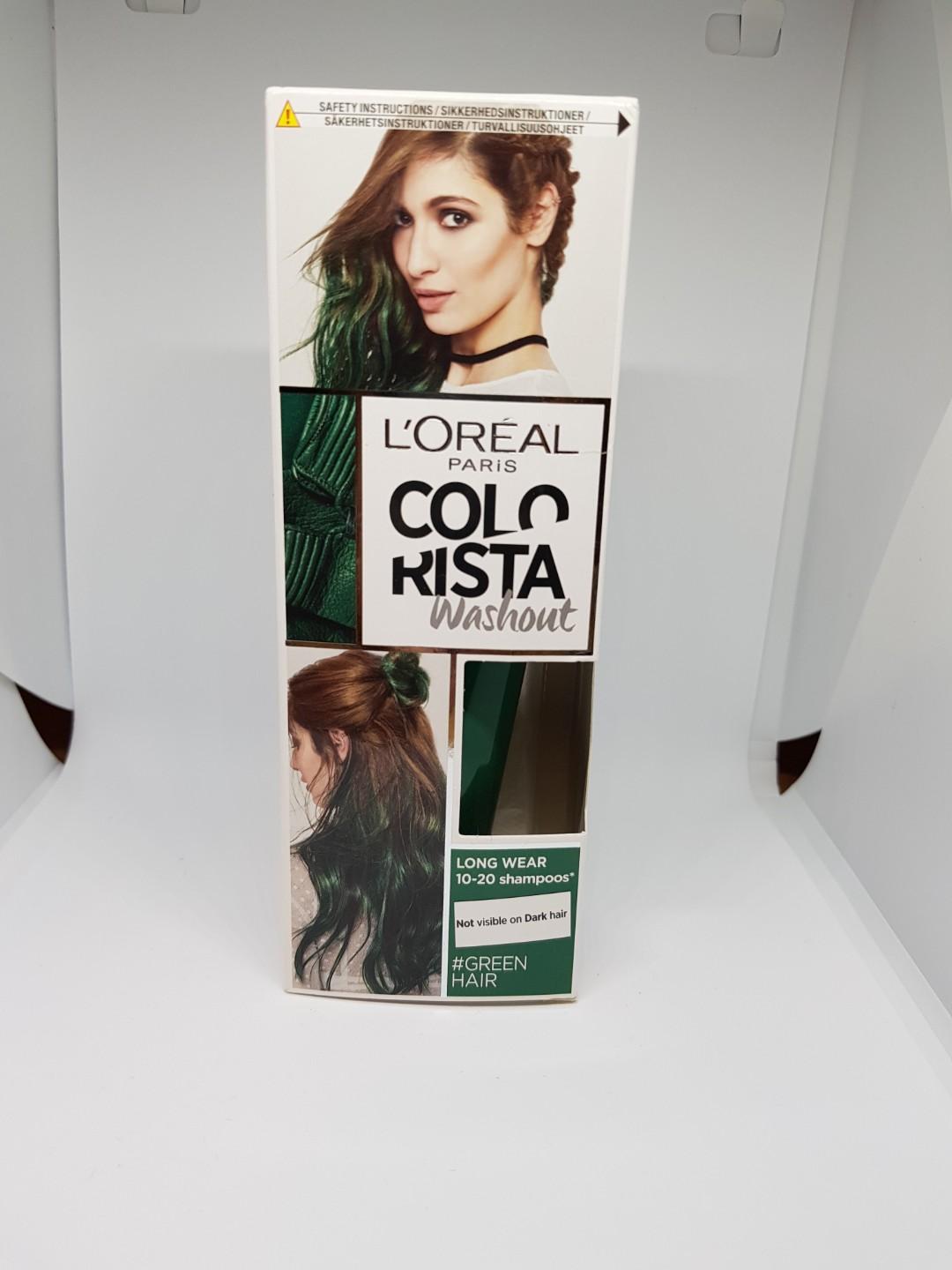 L'OREAL PARIS COLORISTA 2 weeks washout - Green & Turquoise, Beauty ...