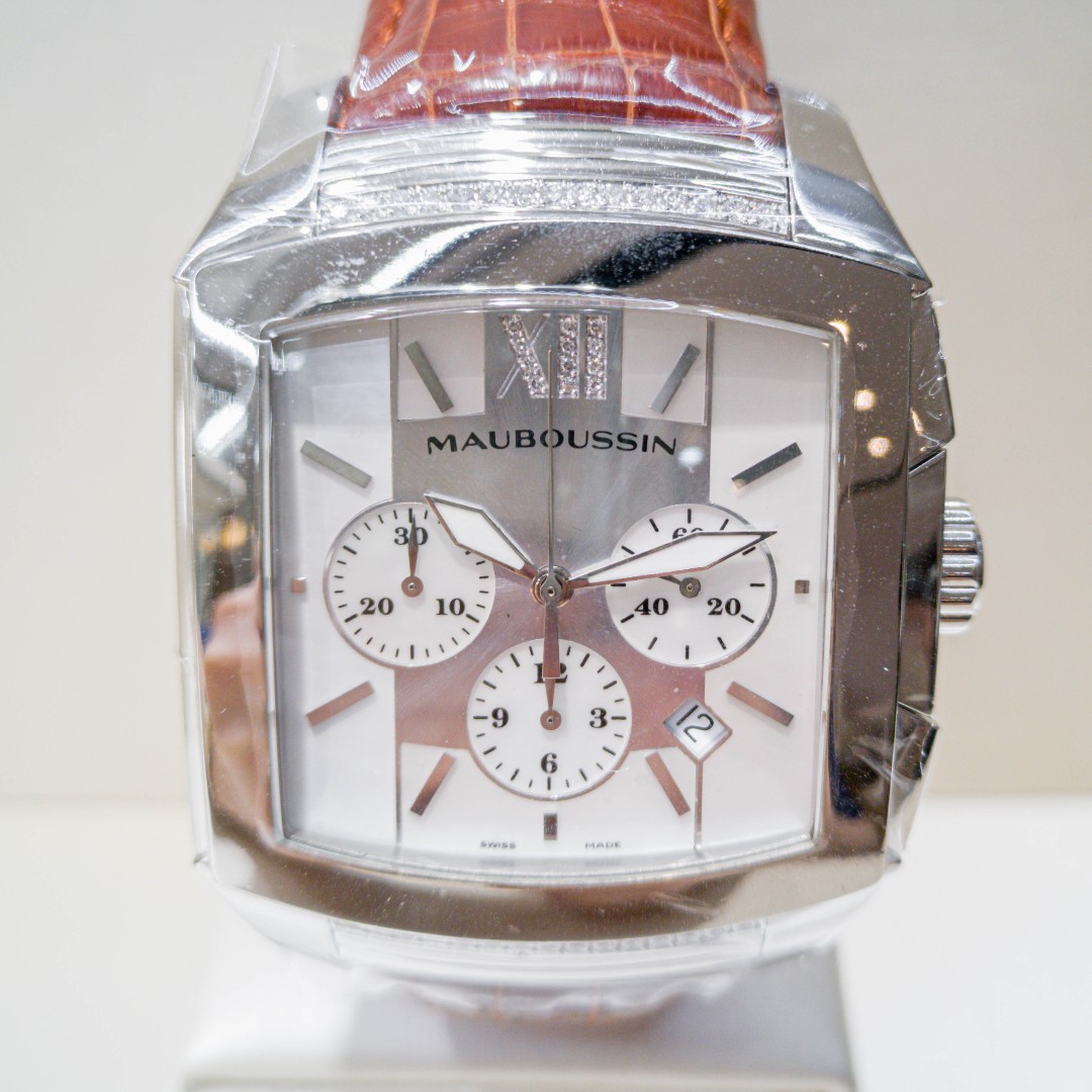 Mauboussin Chronograph Watch, Luxury, Watches on Carousell
