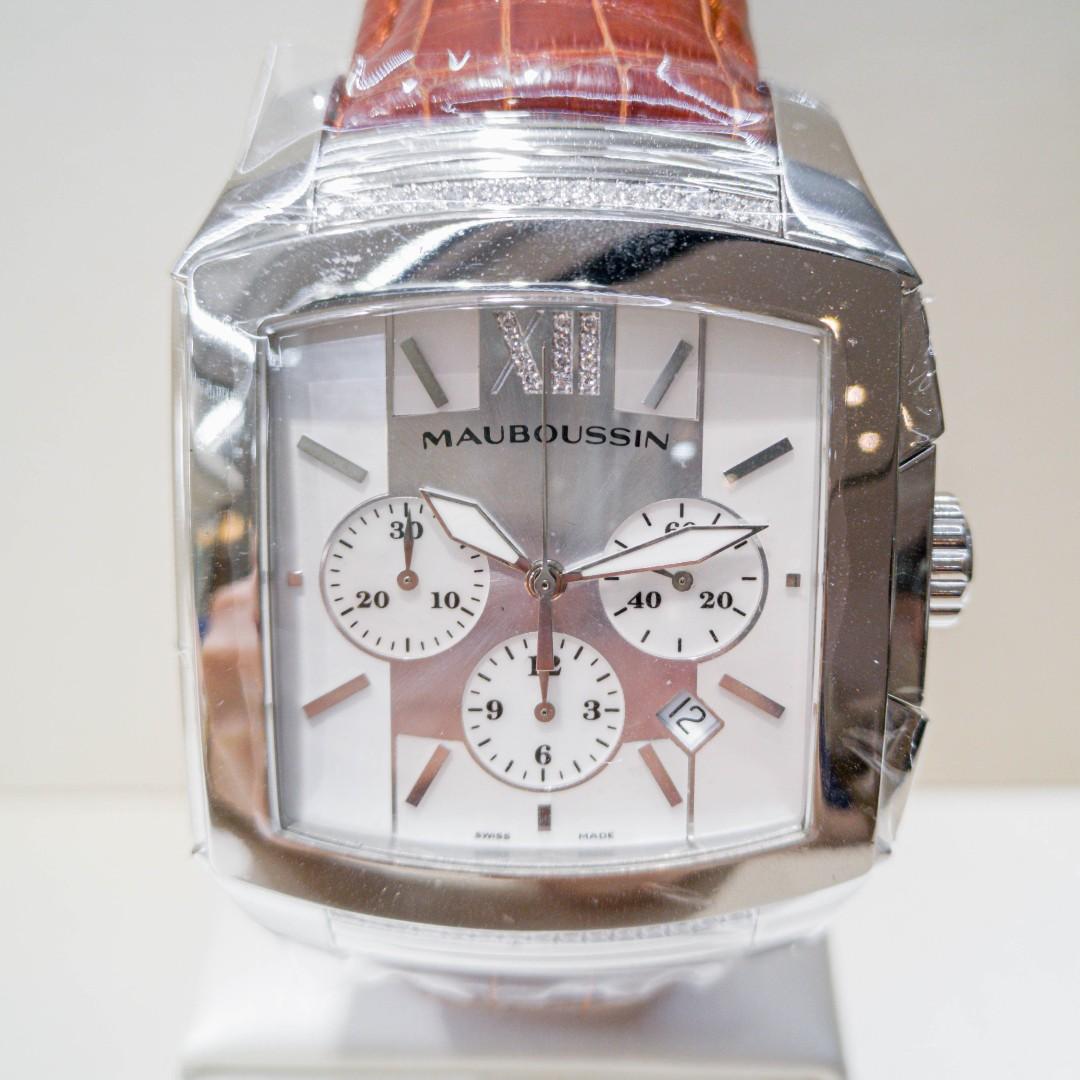 Mauboussin Chronograph Watch, Luxury, Watches on Carousell