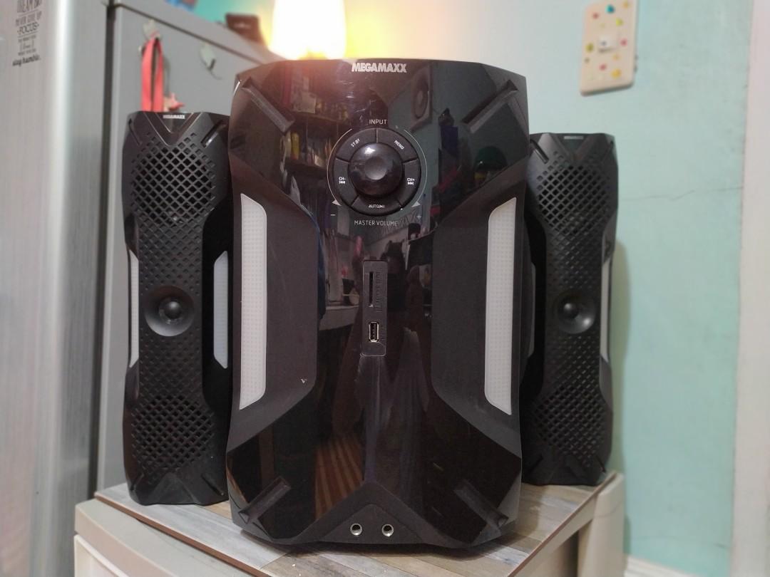 MEGAMAXX Speaker with bluetooth&USB port, Audio, Soundbars, Speakers ...