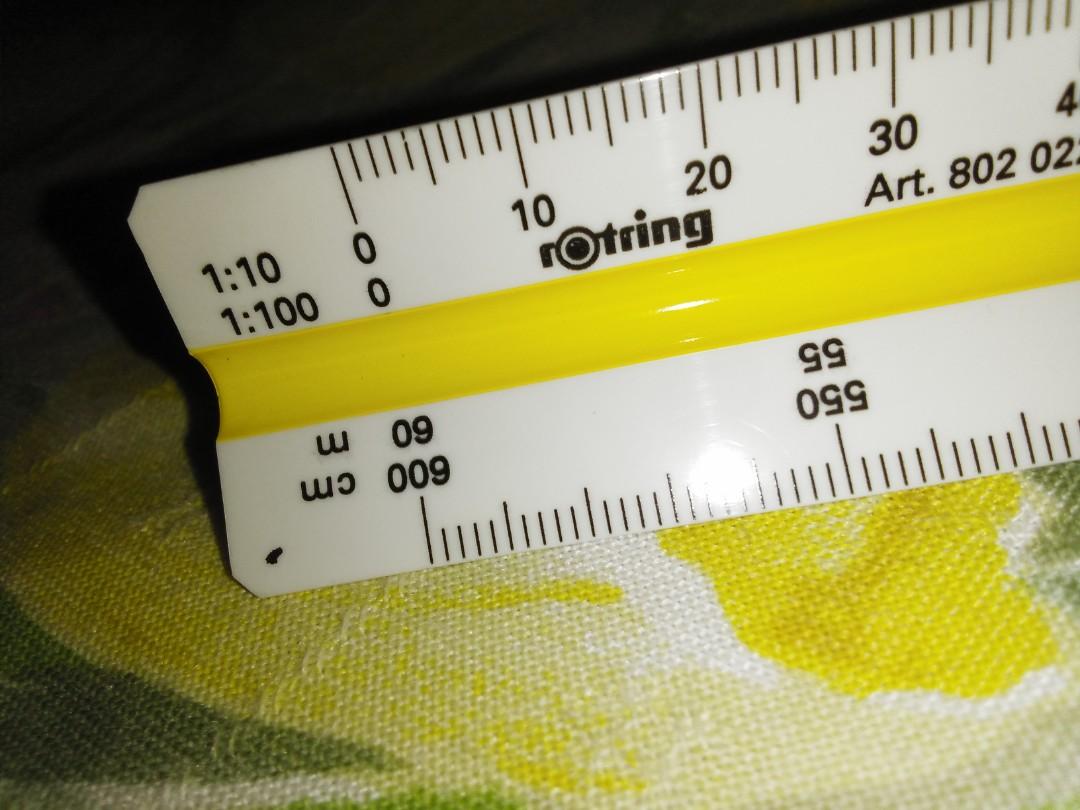 Metric Scale - Rotring Germany 1928 (1:100-500), Hobbies & Toys ...