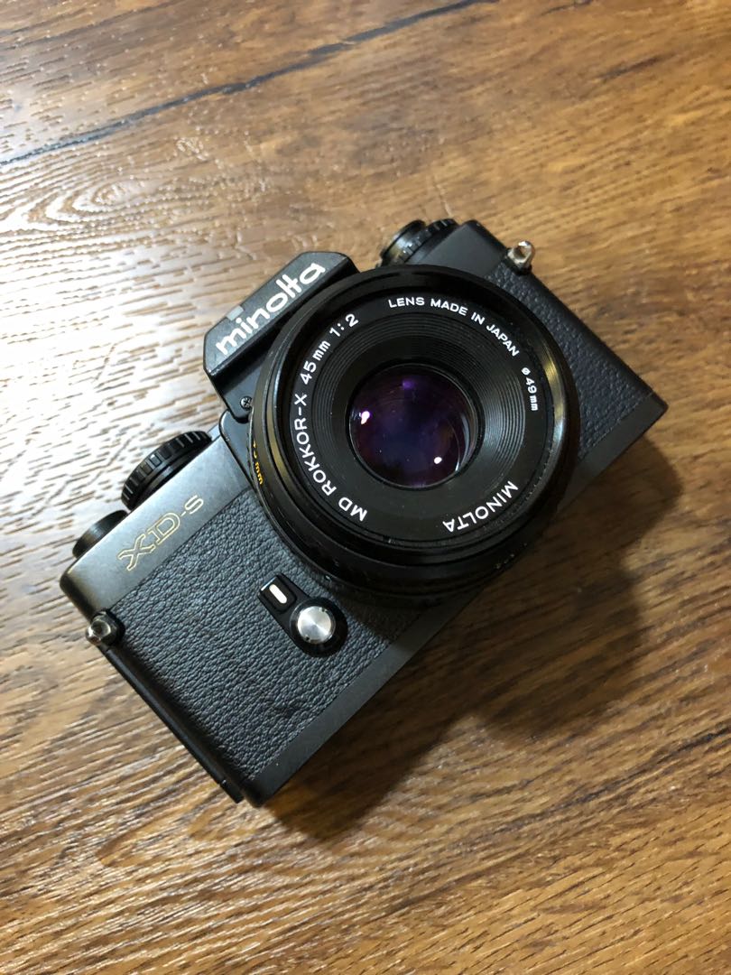 Minolta XDs + 45mm f2, Photography, Cameras on Carousell