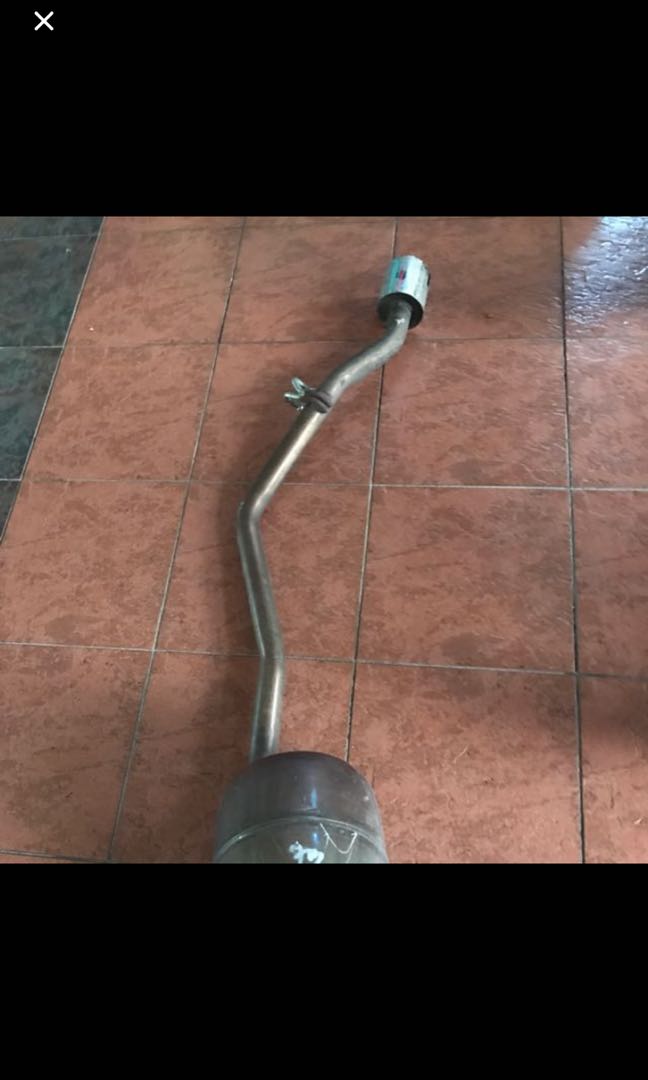Myvi Original stock exhaust, Auto Accessories on Carousell
