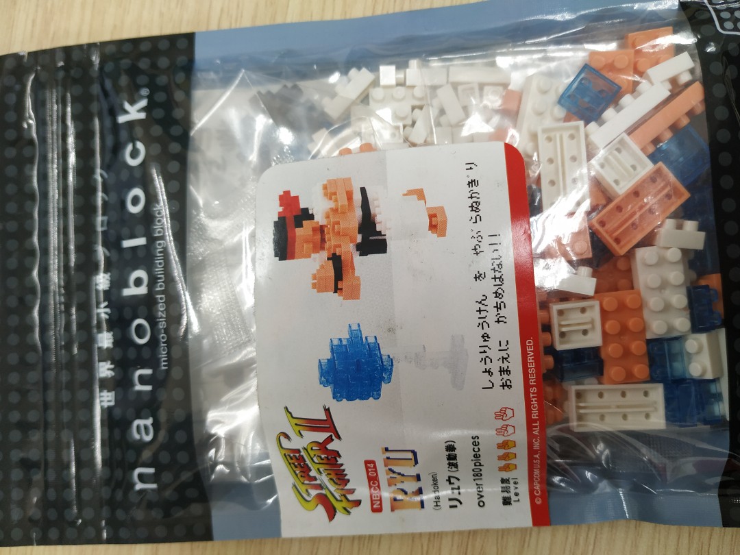 Nano Block (Street Fighter Ryu), Hobbies & Toys, Toys & Games on Carousell