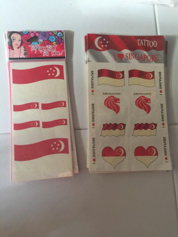 National day tattoo stickers, Babies & Kids, Baby Nursery & Kids ...