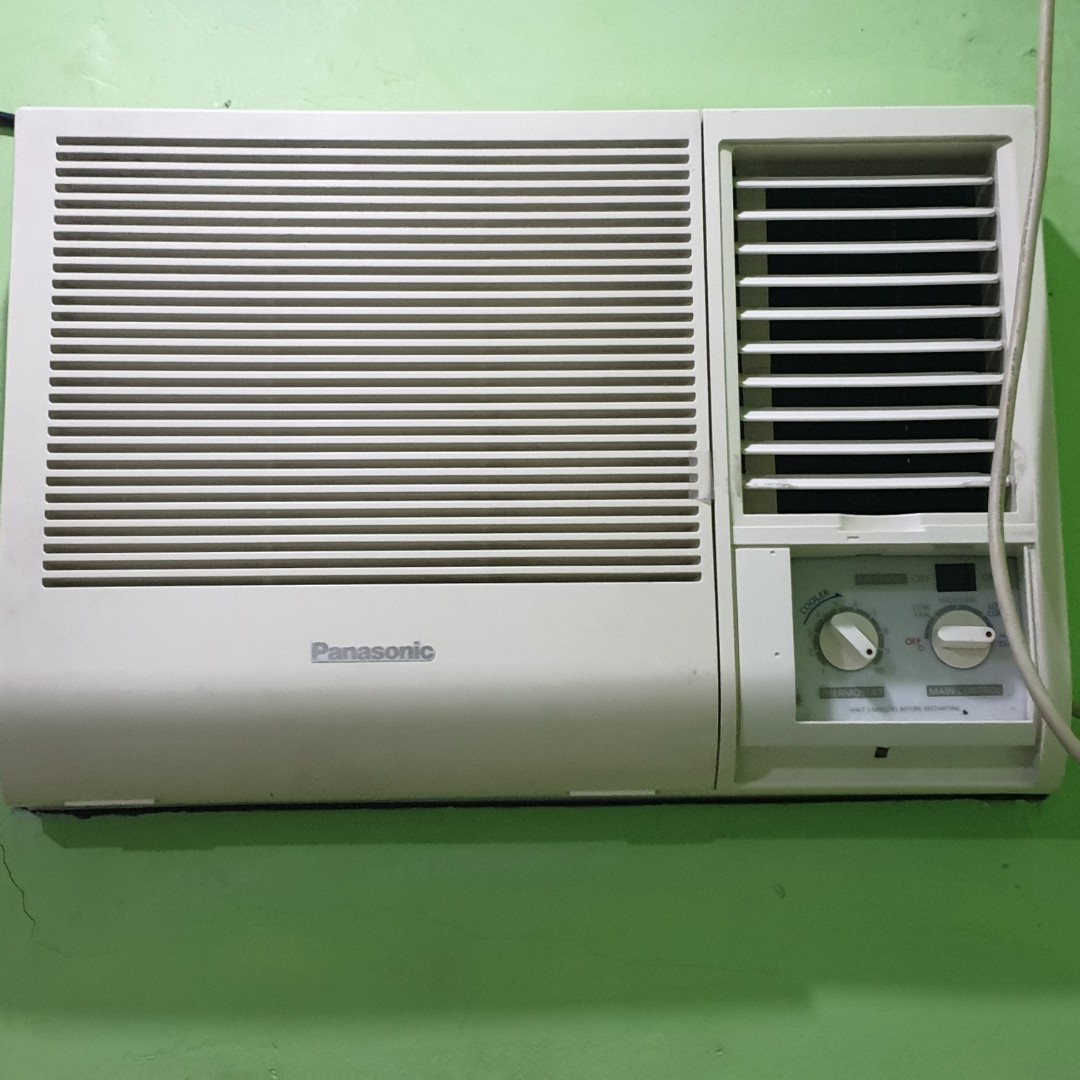 Panasonic window type Aircon 1hp, TV & Home Appliances, Air ...
