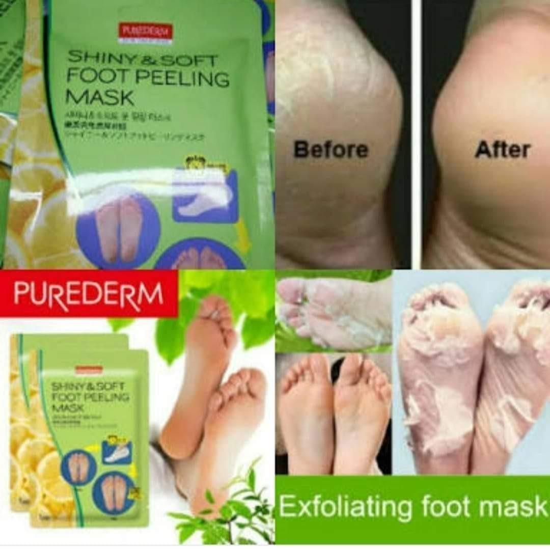 Purederm Foot Peeling Mask, Beauty & Personal Care, Foot Care on Carousell