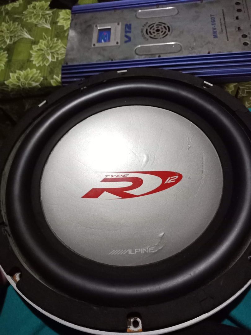 Rare competition Alpine Subwoofer 12", Car Parts & Accessories, Audio ...