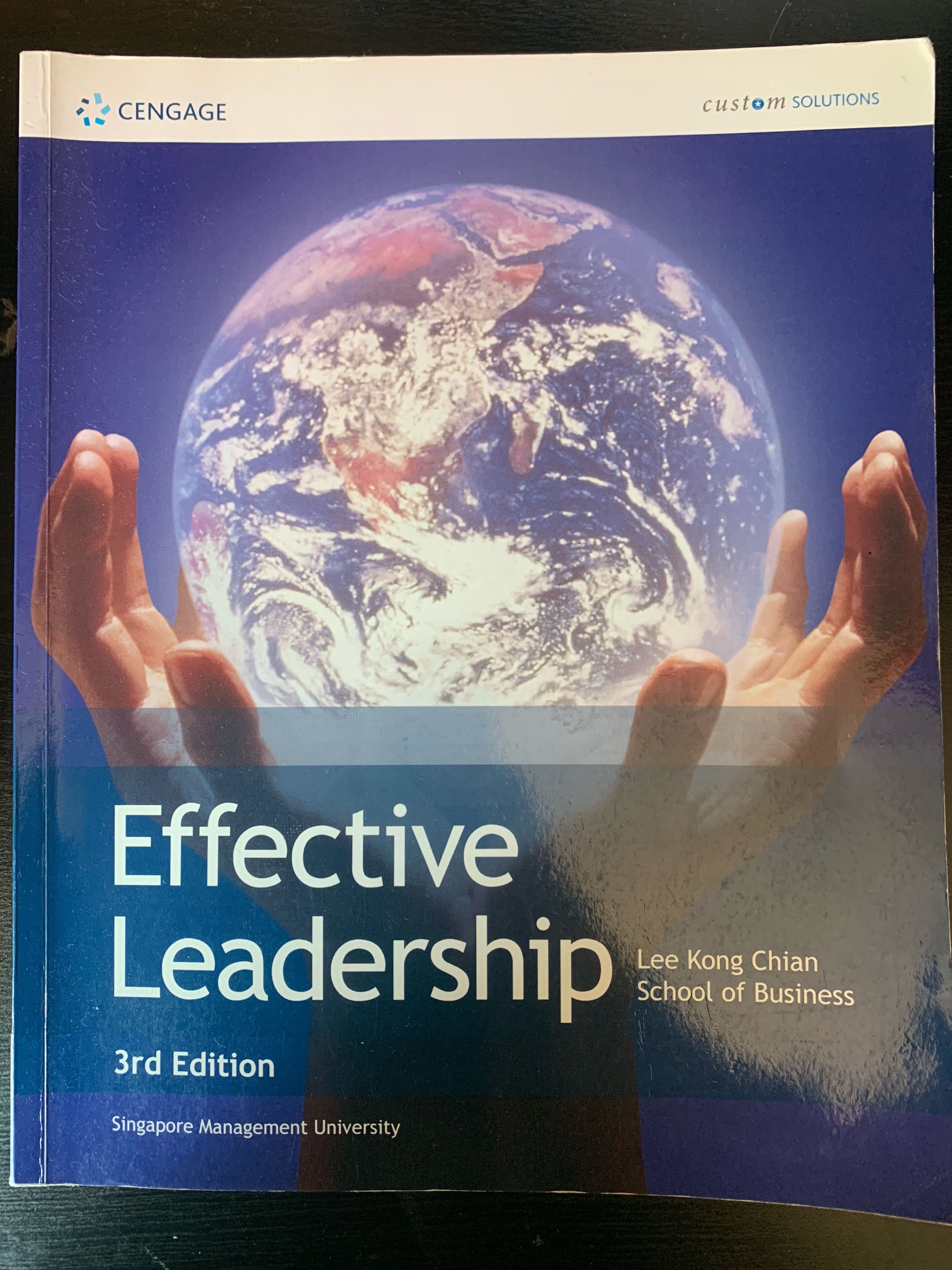 SMU Effective Leadership Textbook 3rd Edition, Hobbies & Toys, Books ...