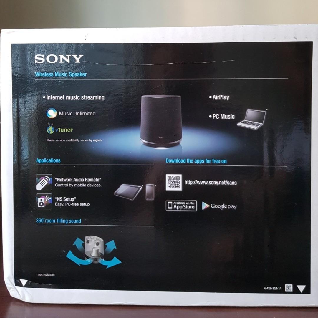 Sony SA-NS410 Wi-Fi Network Speaker with AirPlay & DLNA, Audio, Soundbars, Speakers & Amplifiers ...