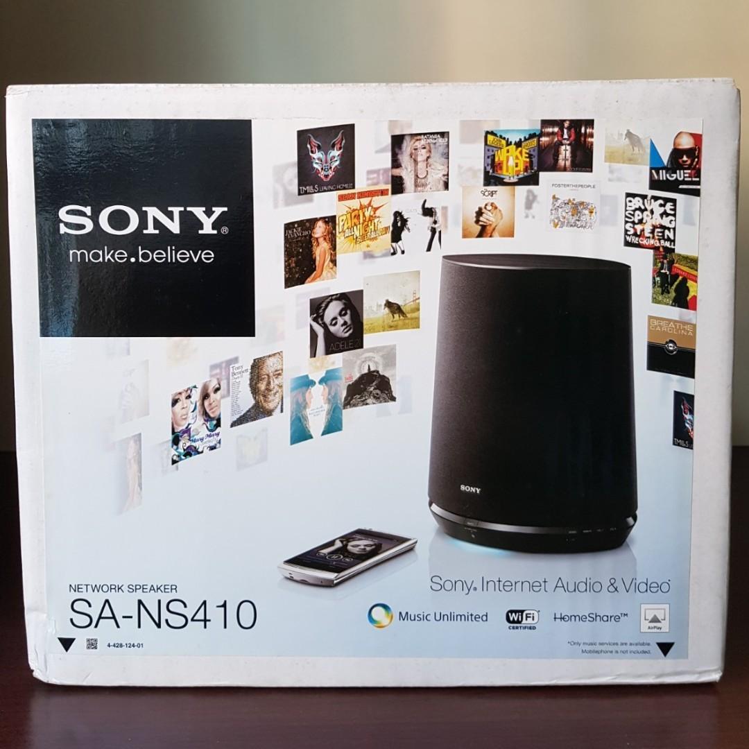 Sony SA-NS410 Wi-Fi Network Speaker with AirPlay & DLNA, Audio ...