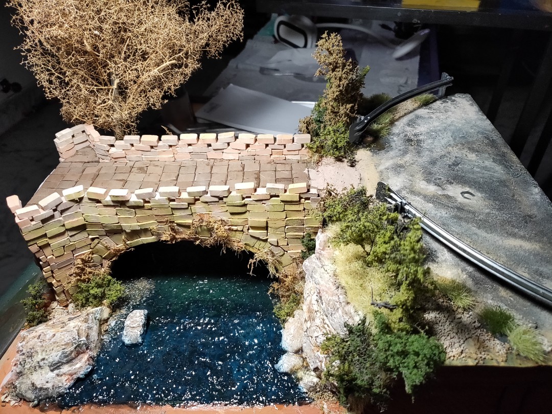 The Bridge River Diorama - Best for 1/32 1/35 or 1/48 scale models ...