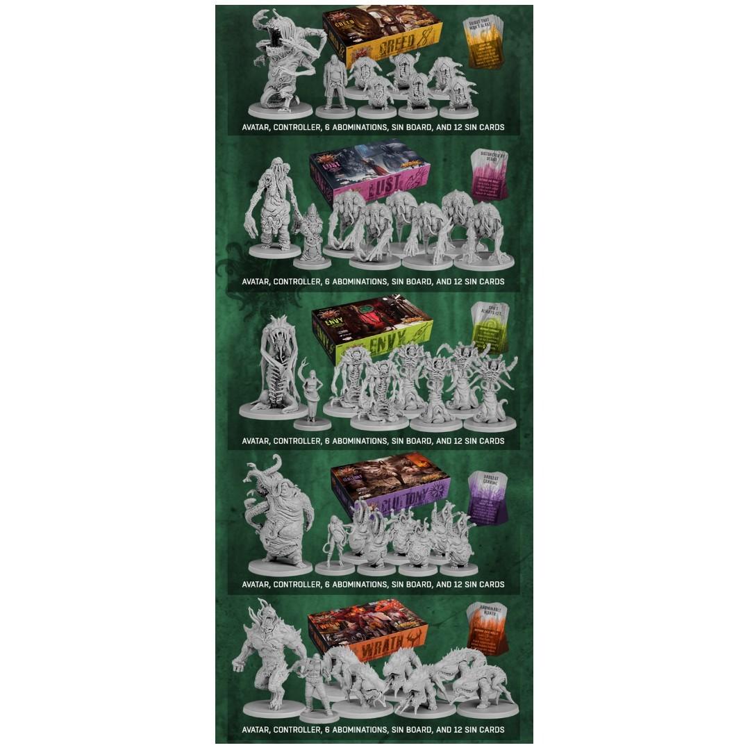 The Others 7 Sins Kickstarter Demon Boardgame ALL IN PLEDGE, Hobbies ...