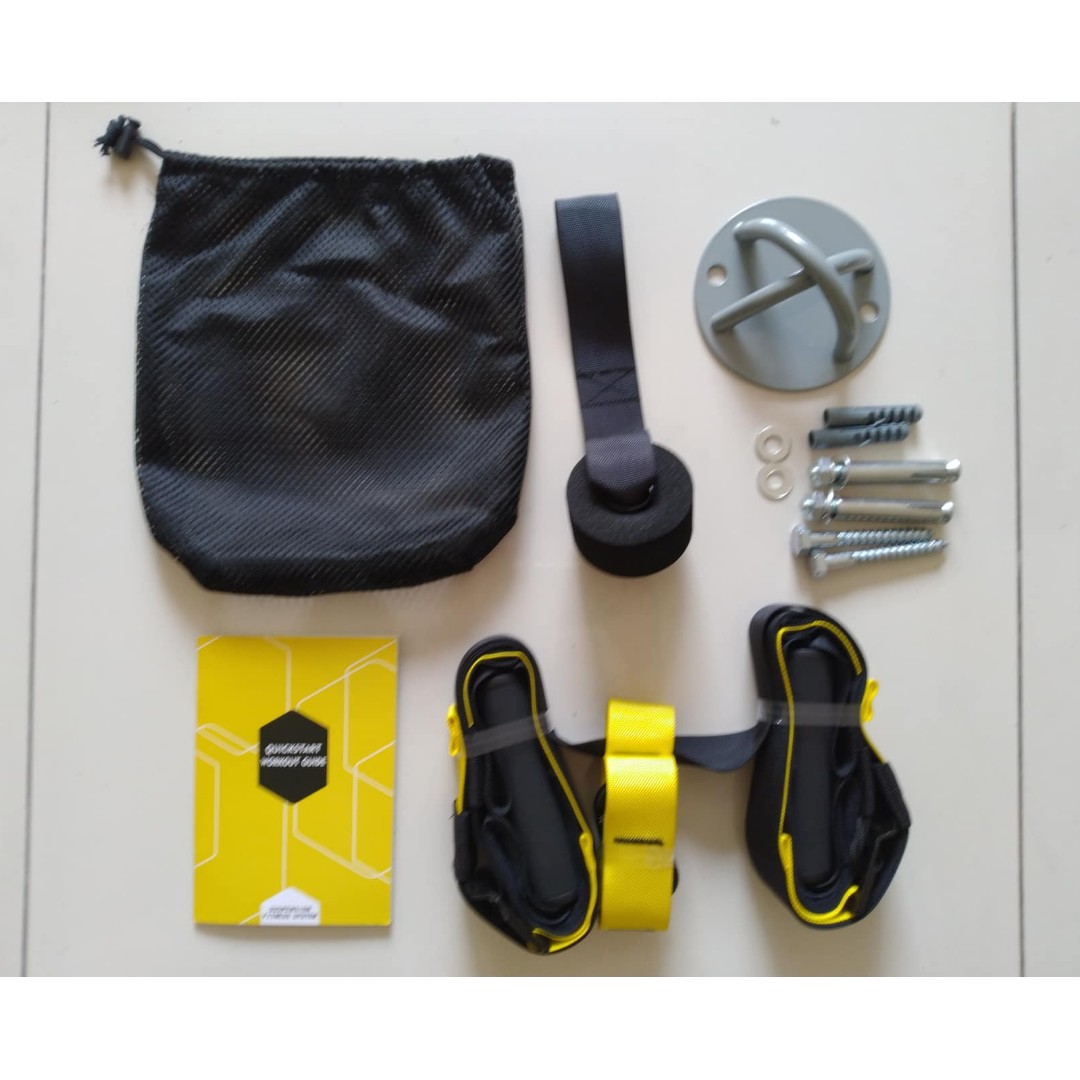TRX Training Kit And Wall Mount, Sports Equipment, Exercise & Fitness ...