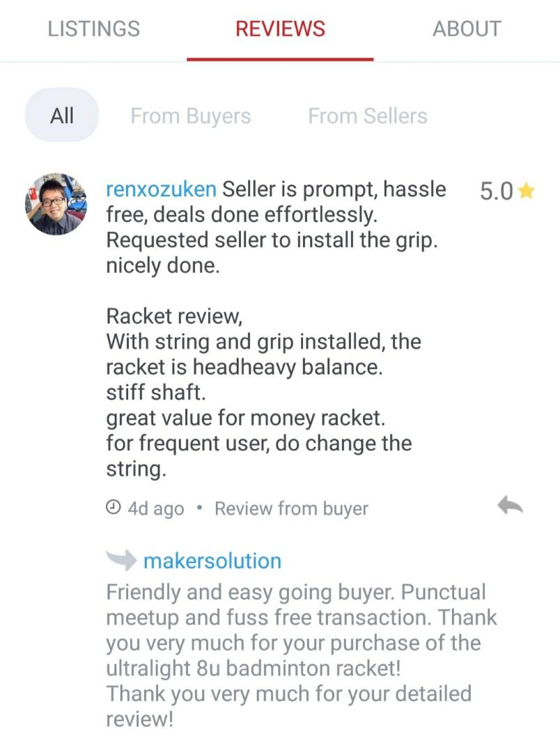 Ultralight 8u/10u Guangyu Badminton Racket, Sports Equipment, Sports ...