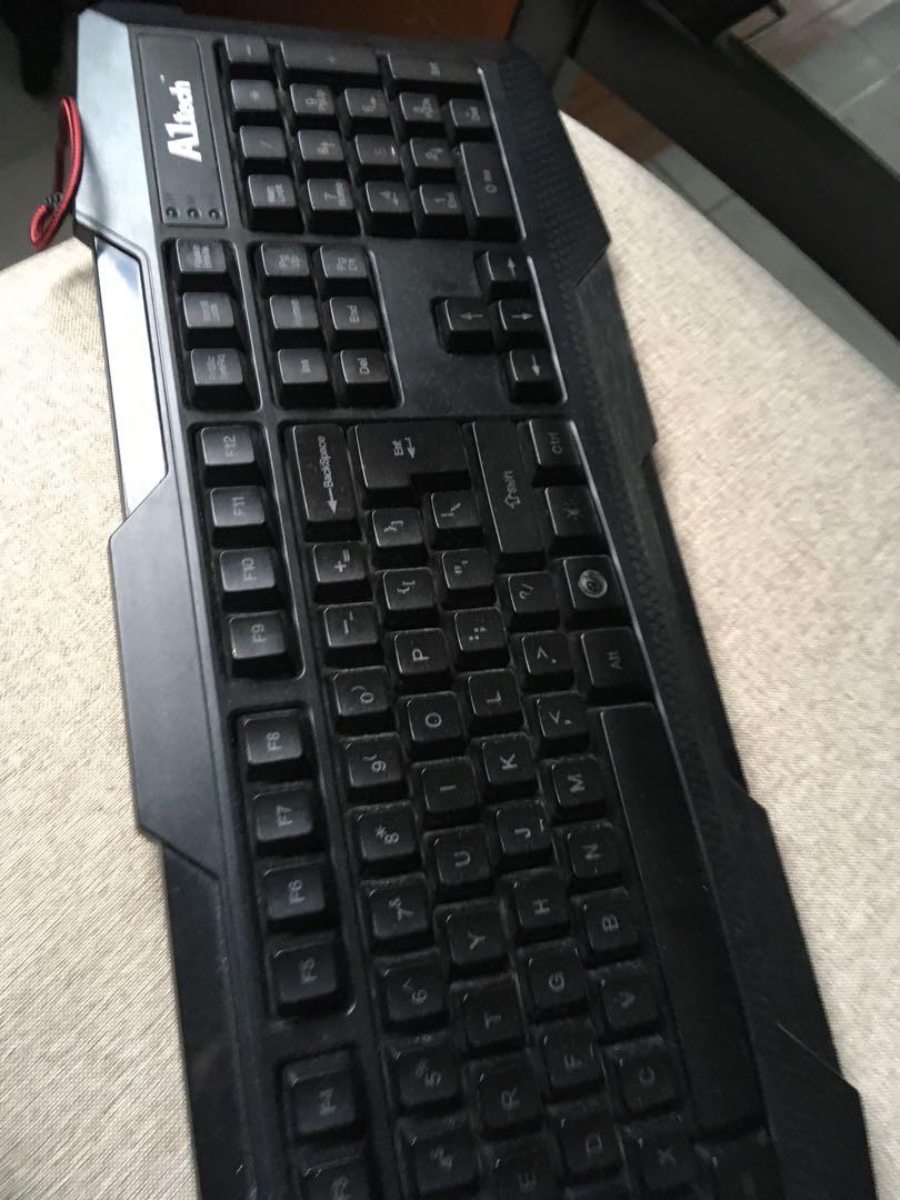 A1 Tech 3-color Keyboard, Computers & Tech, Parts & Accessories ...