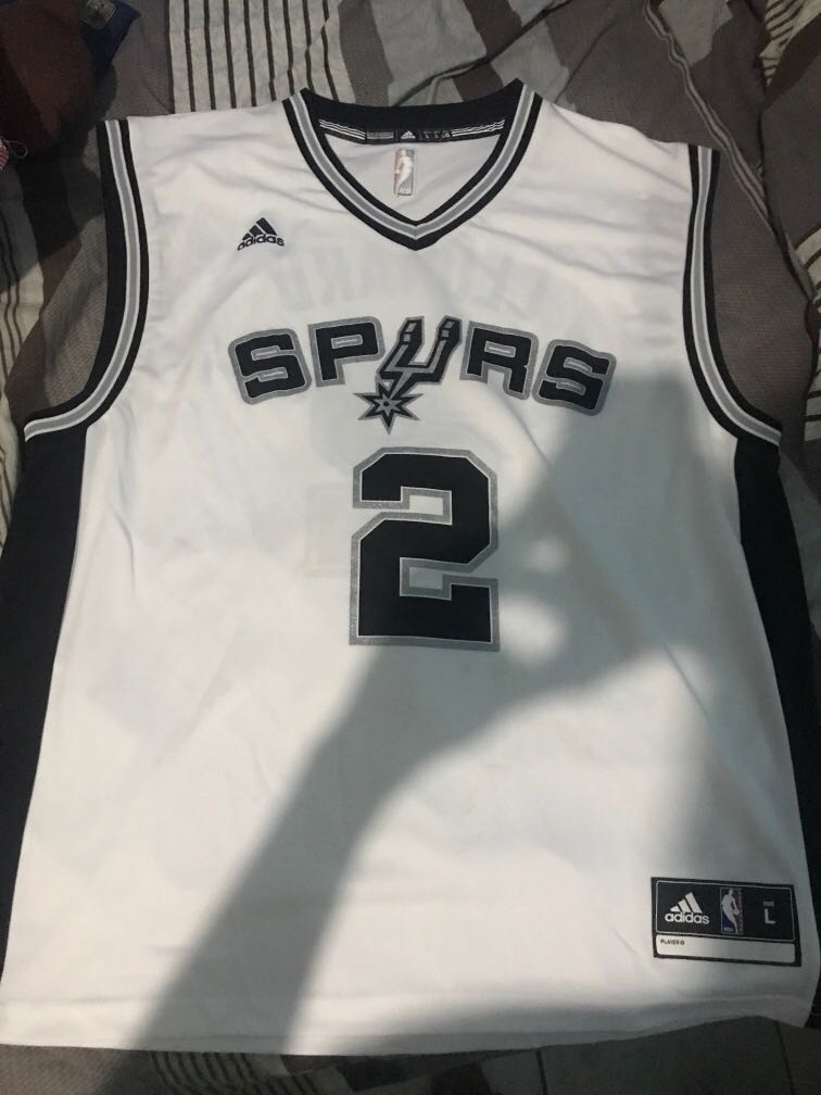 Adidas Kawhi Leonard Spurs Jersey White, Men's Fashion, Activewear on ...