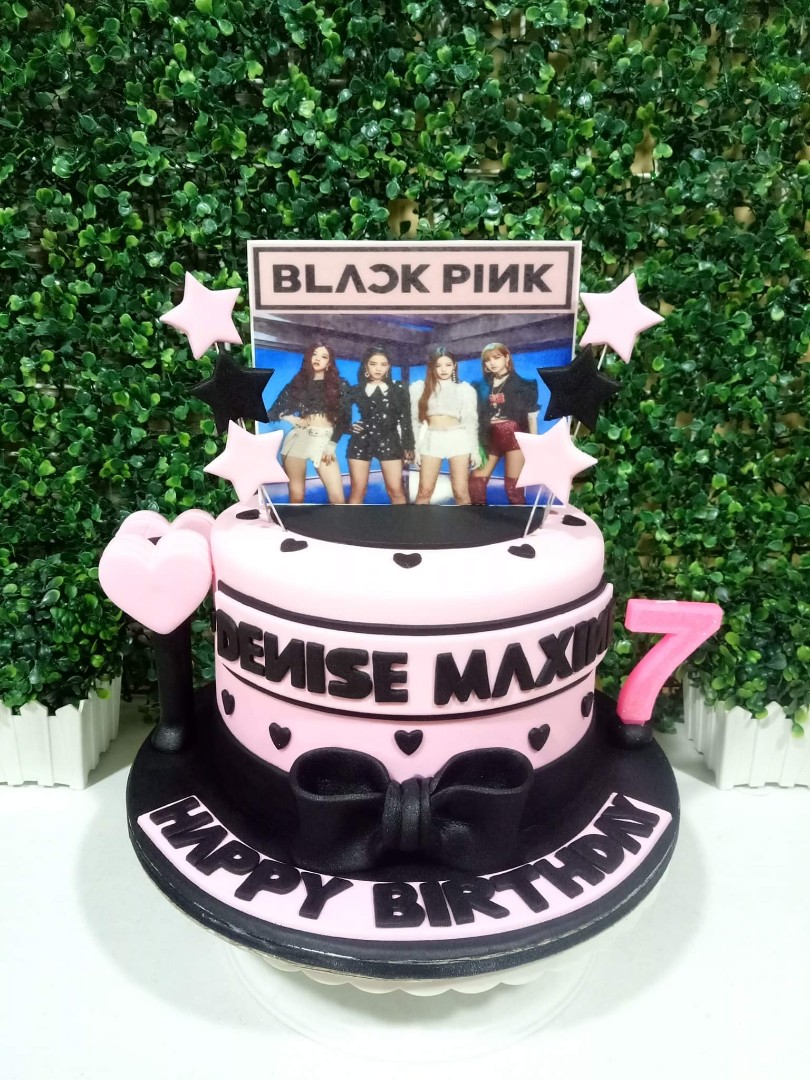 Blackpink Cake, Food & Drinks, Homemade Bakes on Carousell