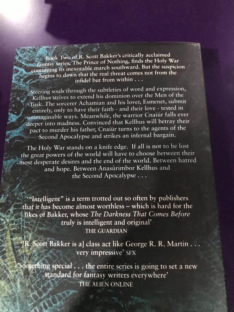 Warrior Prophet by R Scott Bakker, Hobbies & Toys, Books & Magazines ...