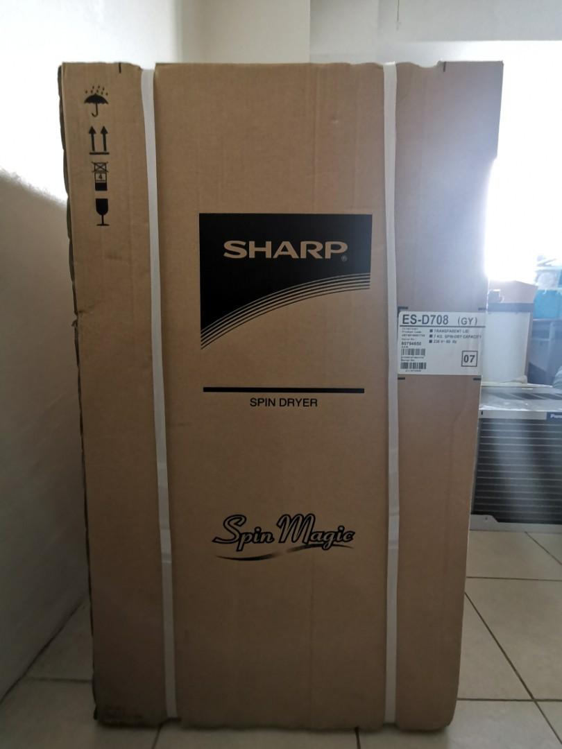 BRAND NEW SHARP SPIN DRYER 7KG, TV & Home Appliances, Washing Machines ...