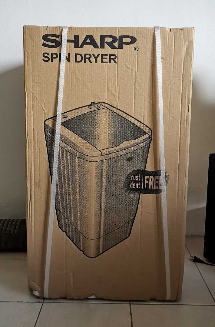 BRAND NEW SHARP SPIN DRYER 7KG, TV & Home Appliances, Washing Machines ...