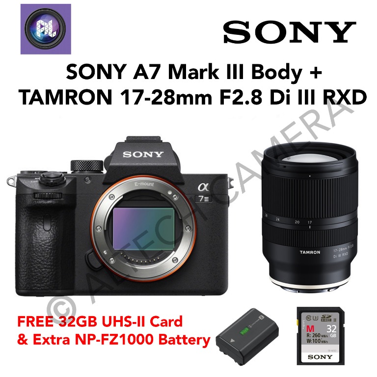 Brand New Sony A7 III / A7M3 / A7 Mark III Body (Sony Malaysia) with ...