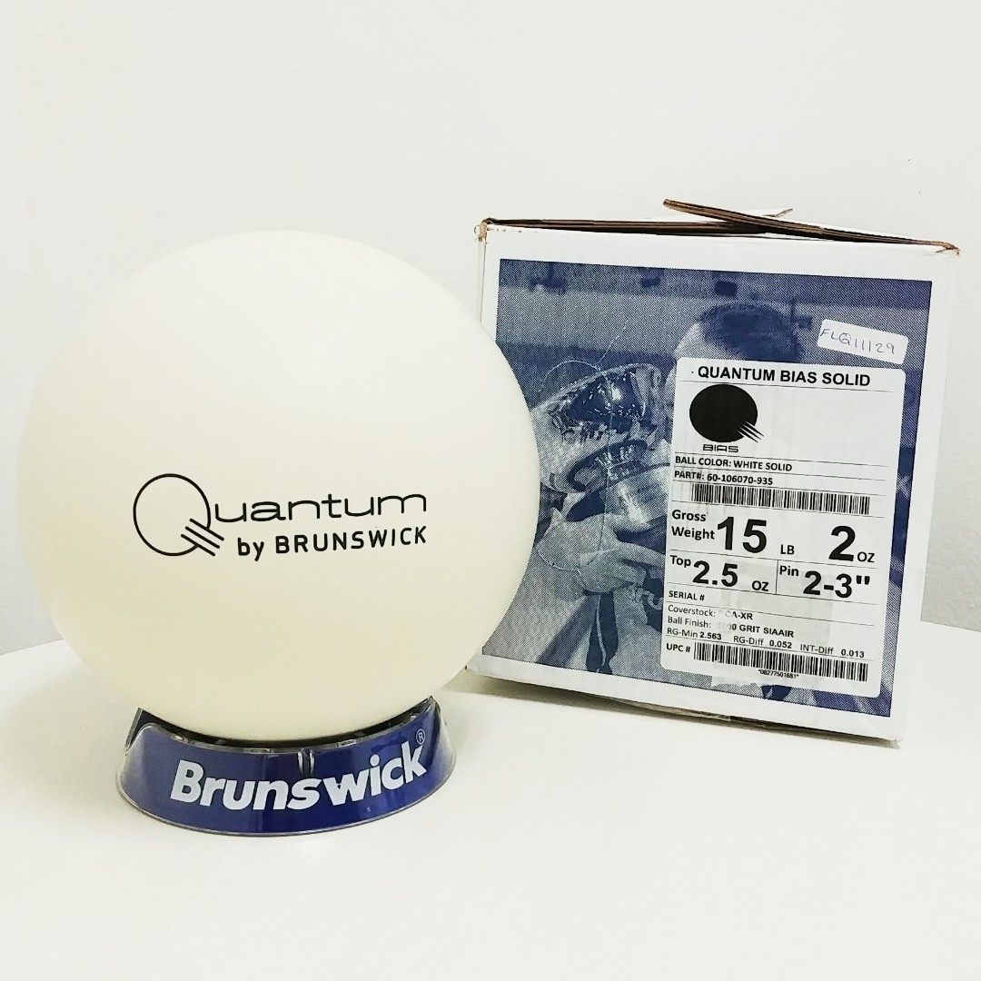 Brunswick Quantum Bias Bowling Ball 15lbs, Sports Equipment, Sports ...