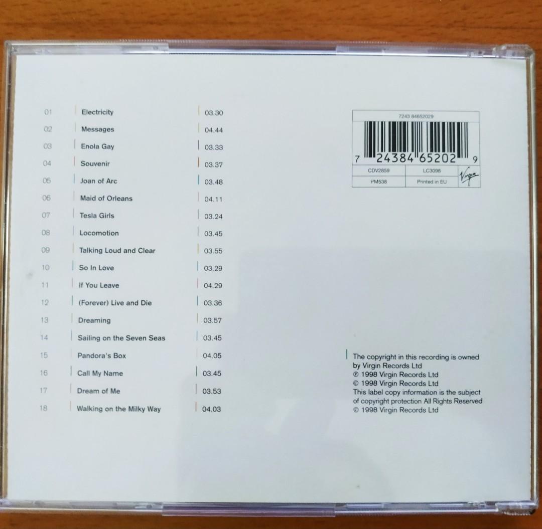 Cd Orchestral Manoeuvres In The Dark The Omd 18 Singles Hobbies