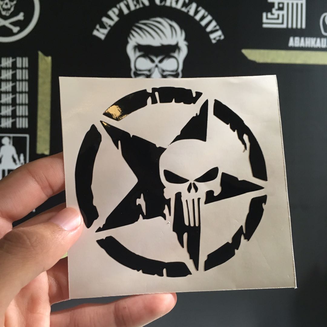 Decal Sticker - The Punisher, Hobbies & Toys, Stationery & Craft, Art ...
