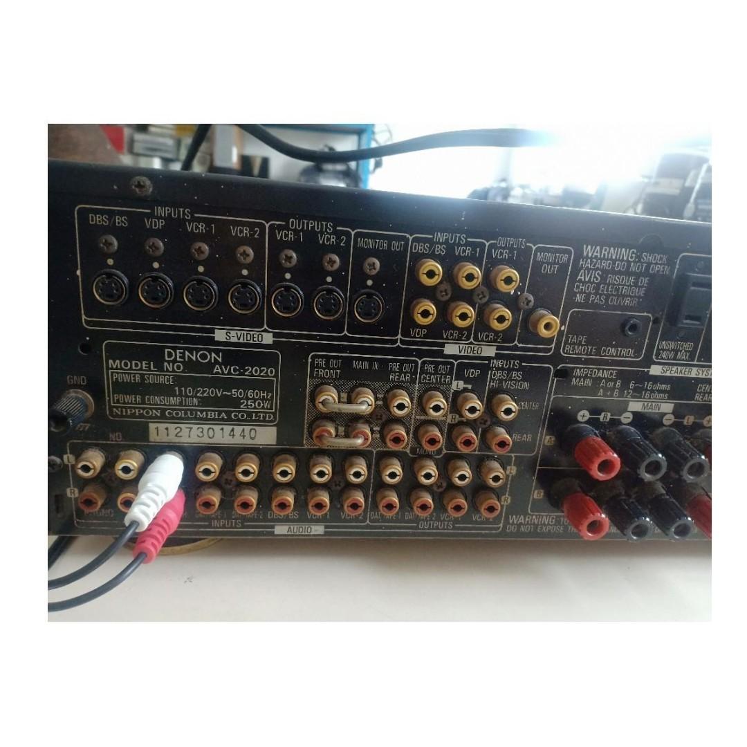 Denon Precision Audio component AVC-2020 AV Sorround Amplifier, Audio ...