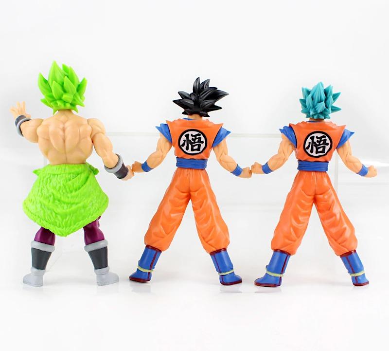 Dragon Ball Super Saiyan Rose Black Blue Green Hair Ultra Instinct Goku ...