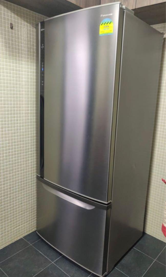 Huge Panasonic double door fridge, with pull out freezer at the bottom ...