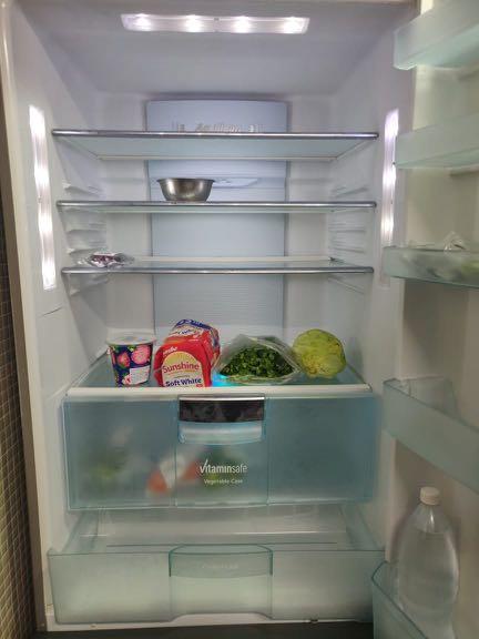 Huge Panasonic double door fridge, with pull out freezer at the bottom ...