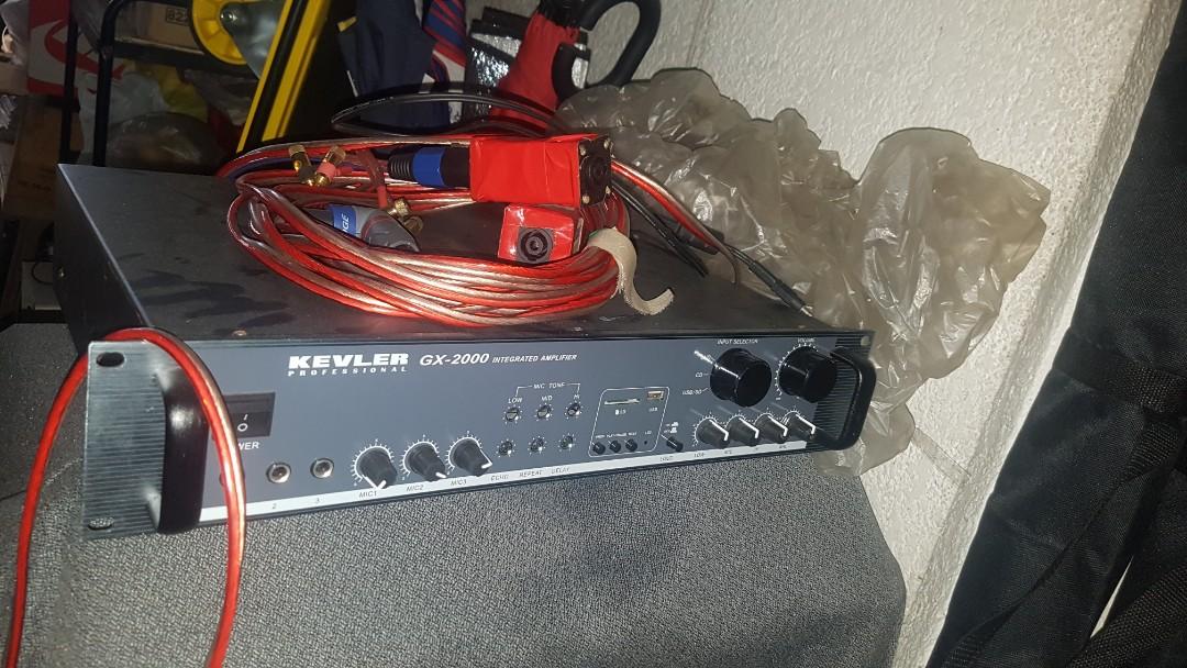 Kevler GX-2000 GX2000 Gx2k amplifier amp 750 watts 750w high power ...