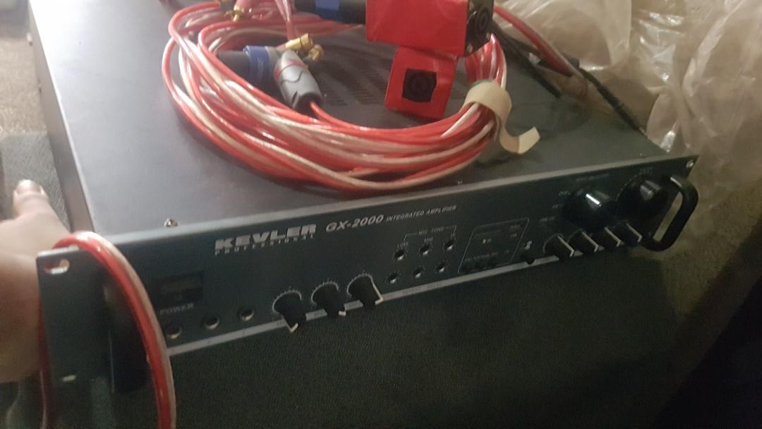 Kevler GX-2000 GX2000 Gx2k amplifier amp 750 watts 750w high power ...