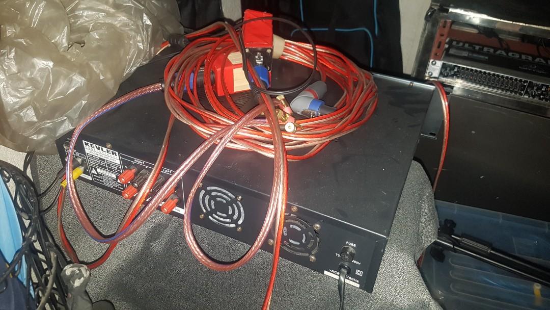 Kevler GX-2000 GX2000 Gx2k amplifier amp 750 watts 750w high power ...